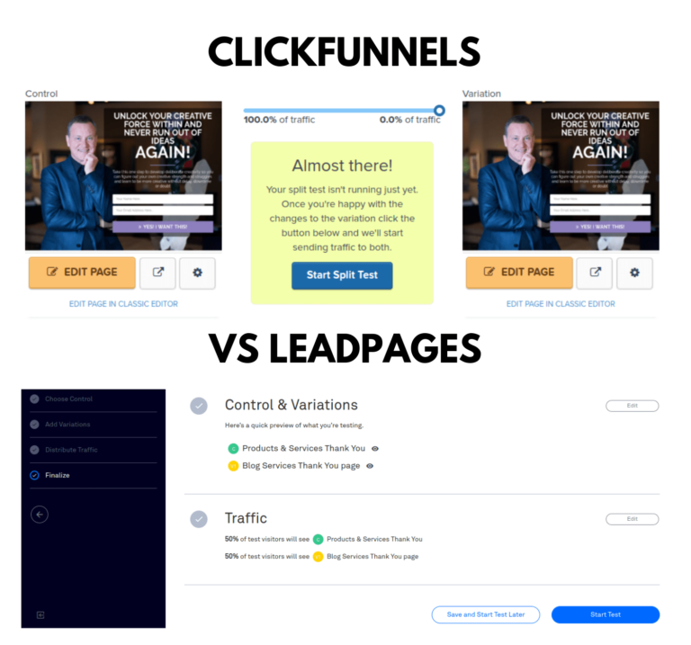 Clickfunnels vs LeadPages Review - Free Trial Offer